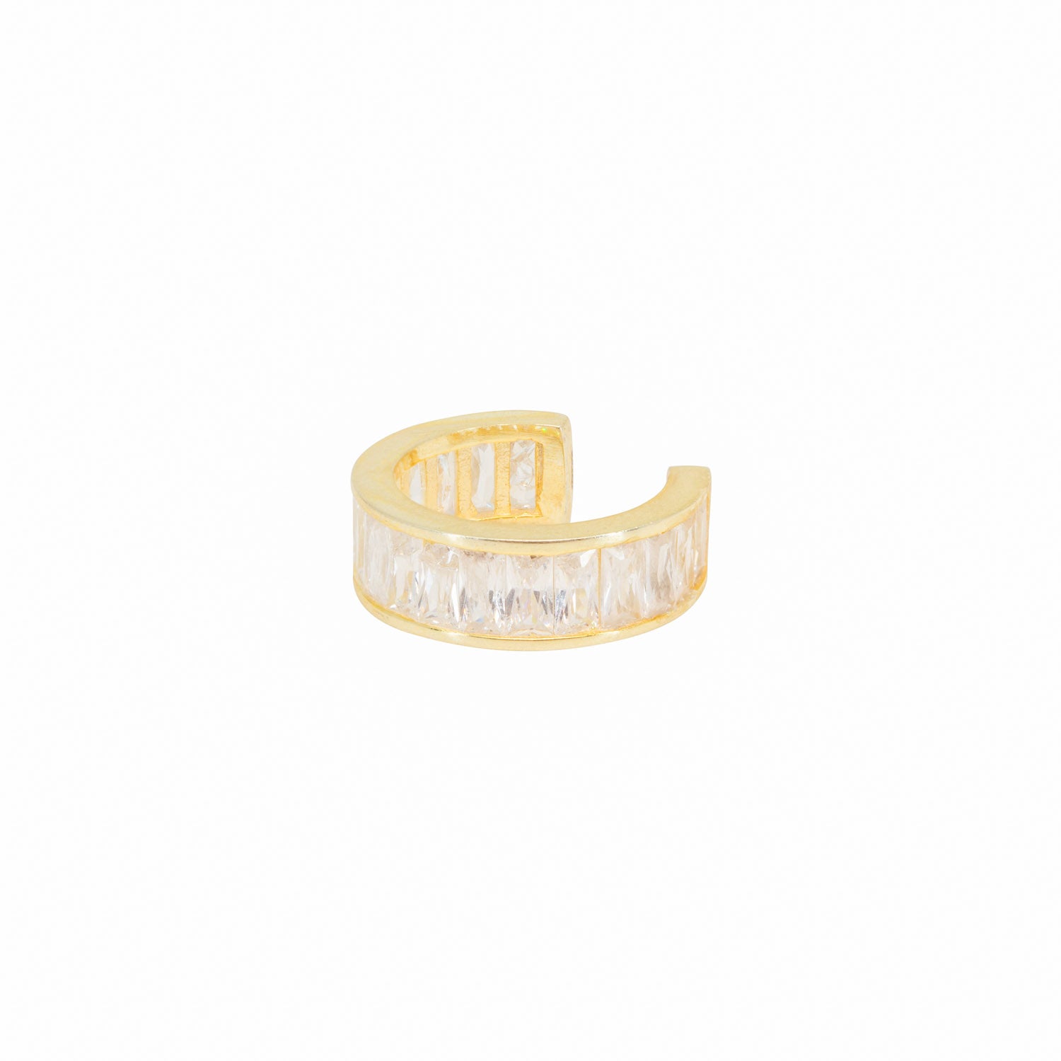 Jumbo Crystal Ear Cuff in Clear – RAGEN