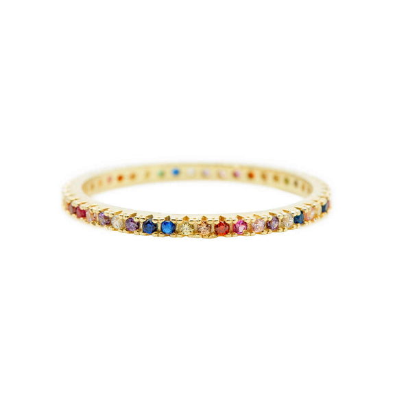 Thin Rainbow Infinity Ring – RAGEN